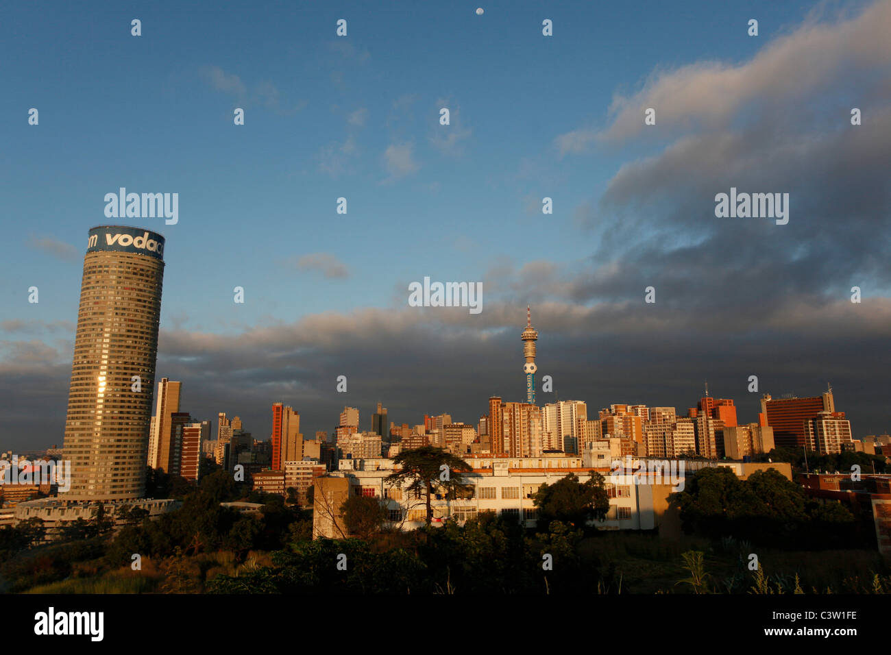 A landscape view of the city of downtown Johannesburg Stock Photo - Alamy