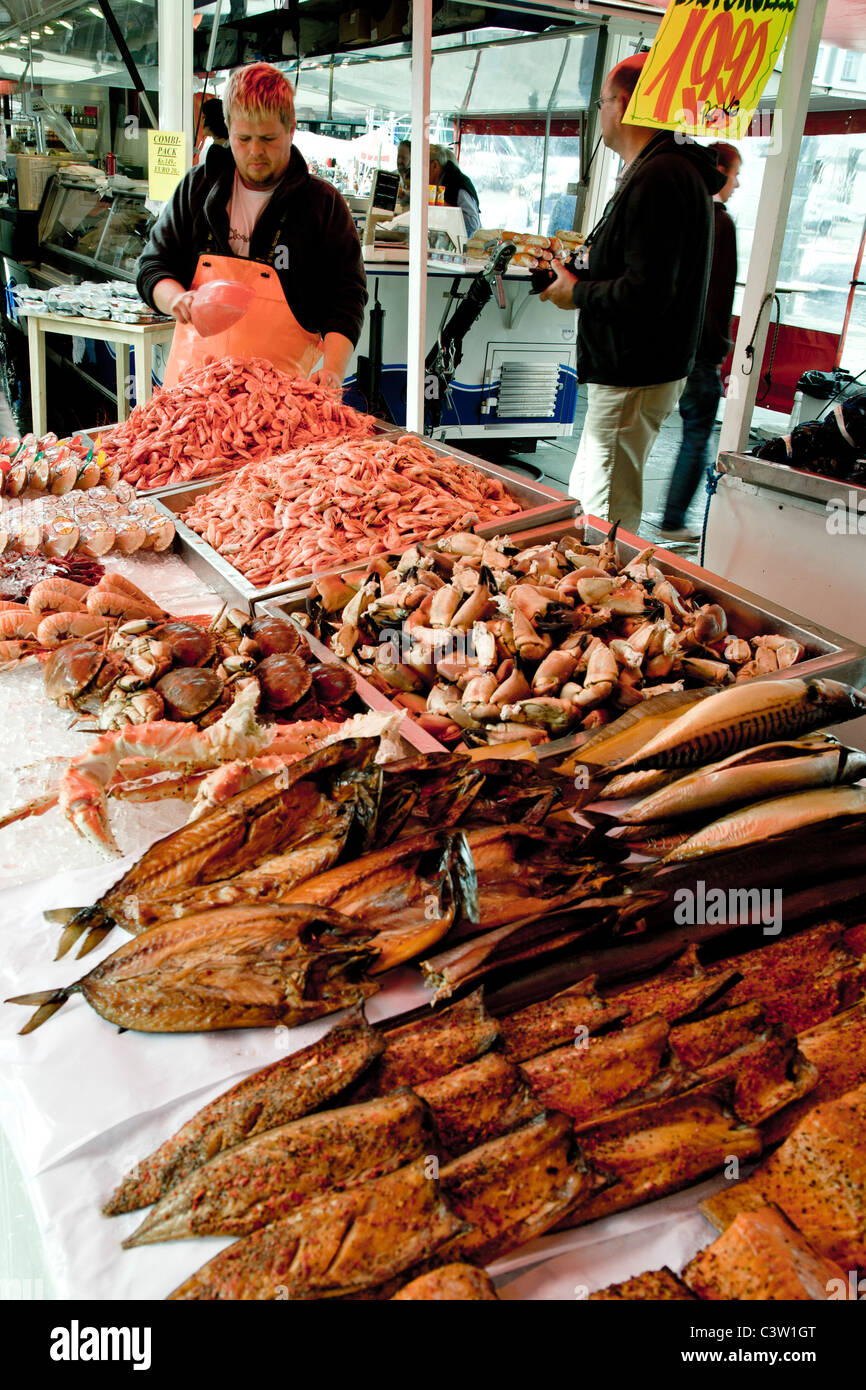 Bergen Fish Market, Norway Stock Photo - Alamy
