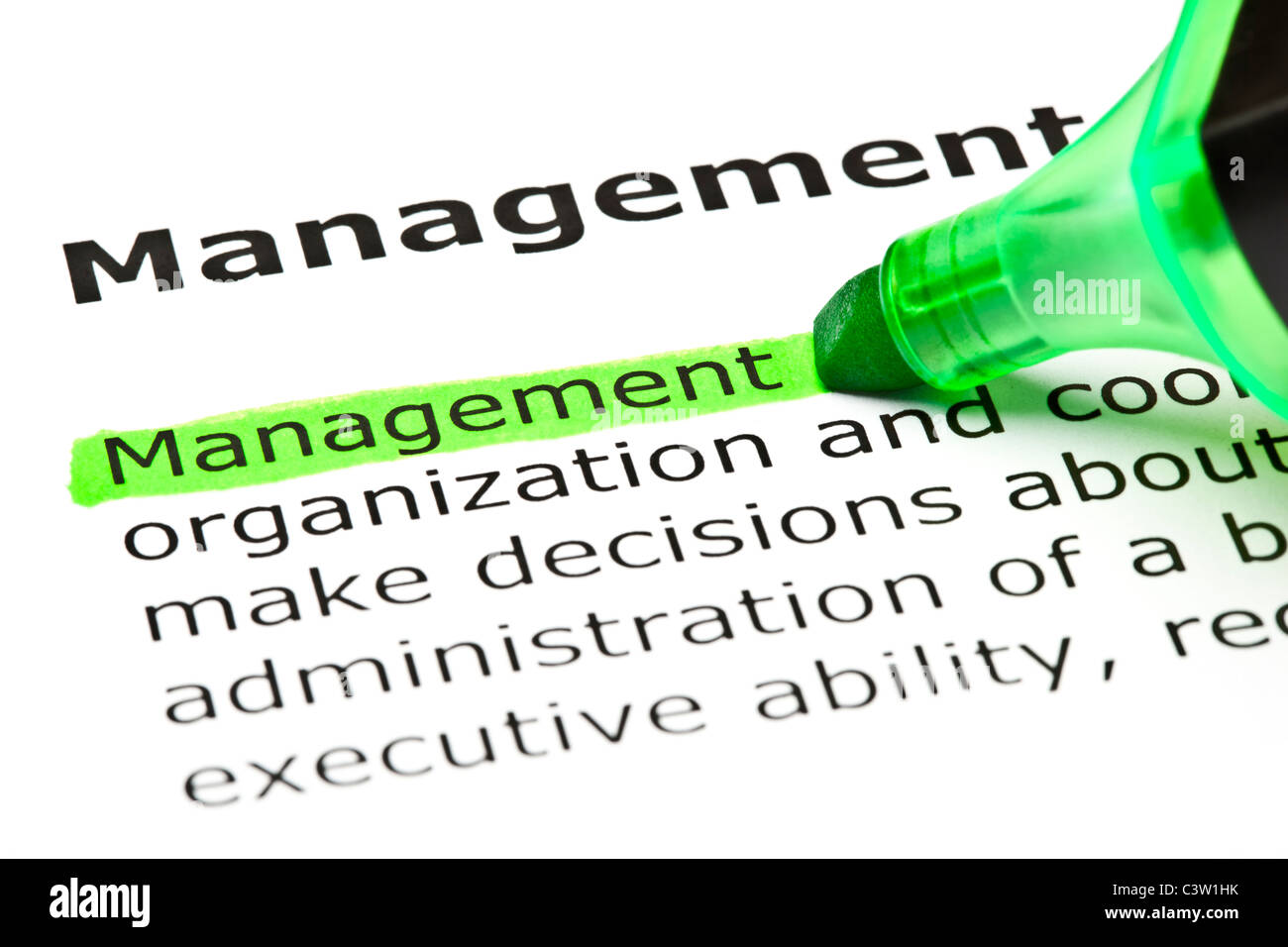Administration of management hi-res stock photography and images - Alamy