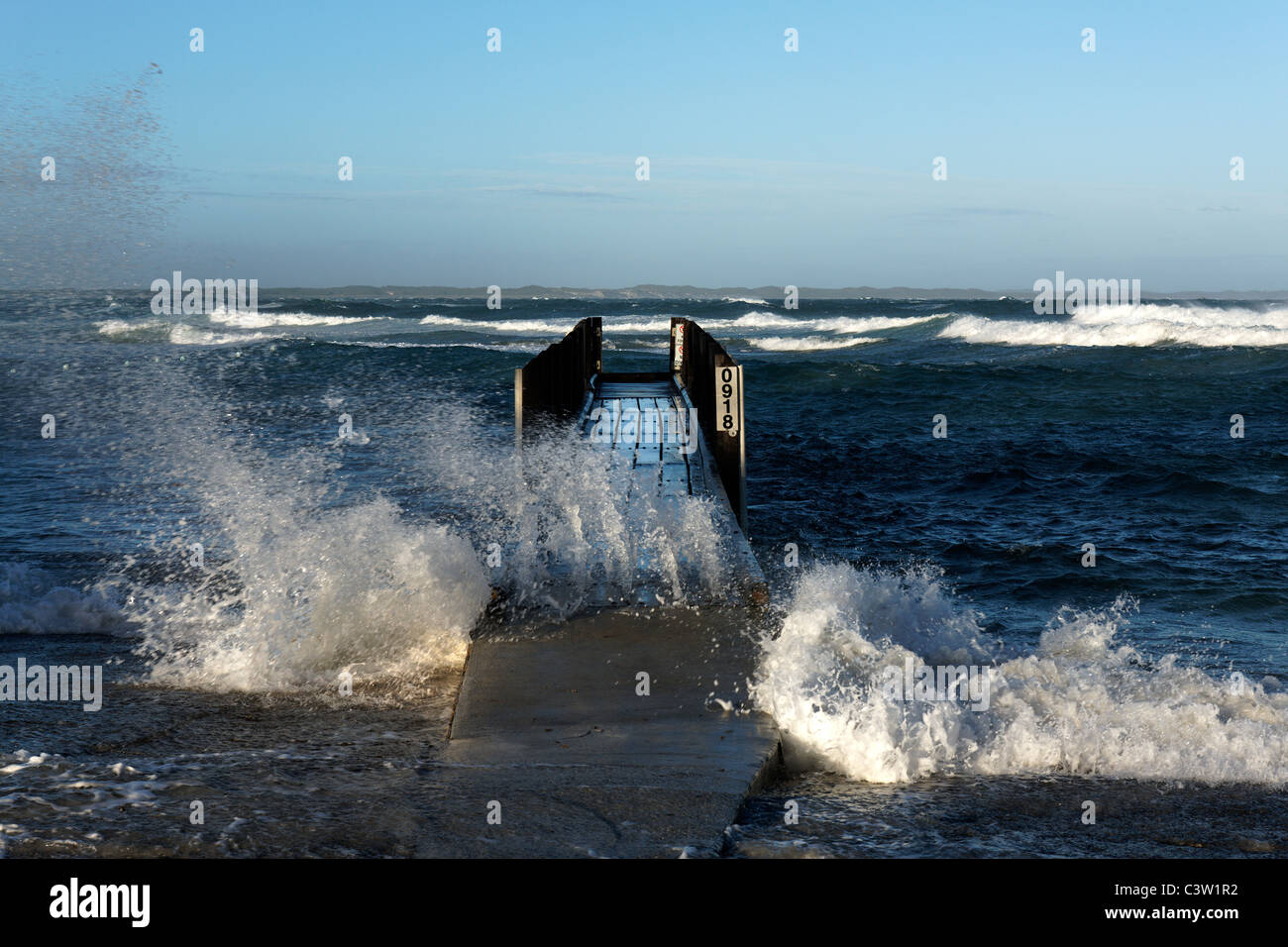 Breaking waves along the Peel Inlet Coastline, Augusta Southwest ...