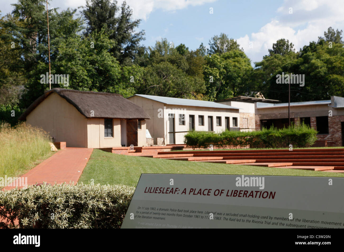 The museum at Lilies leaf farm in Rivonia where Nelson Mandela and ...