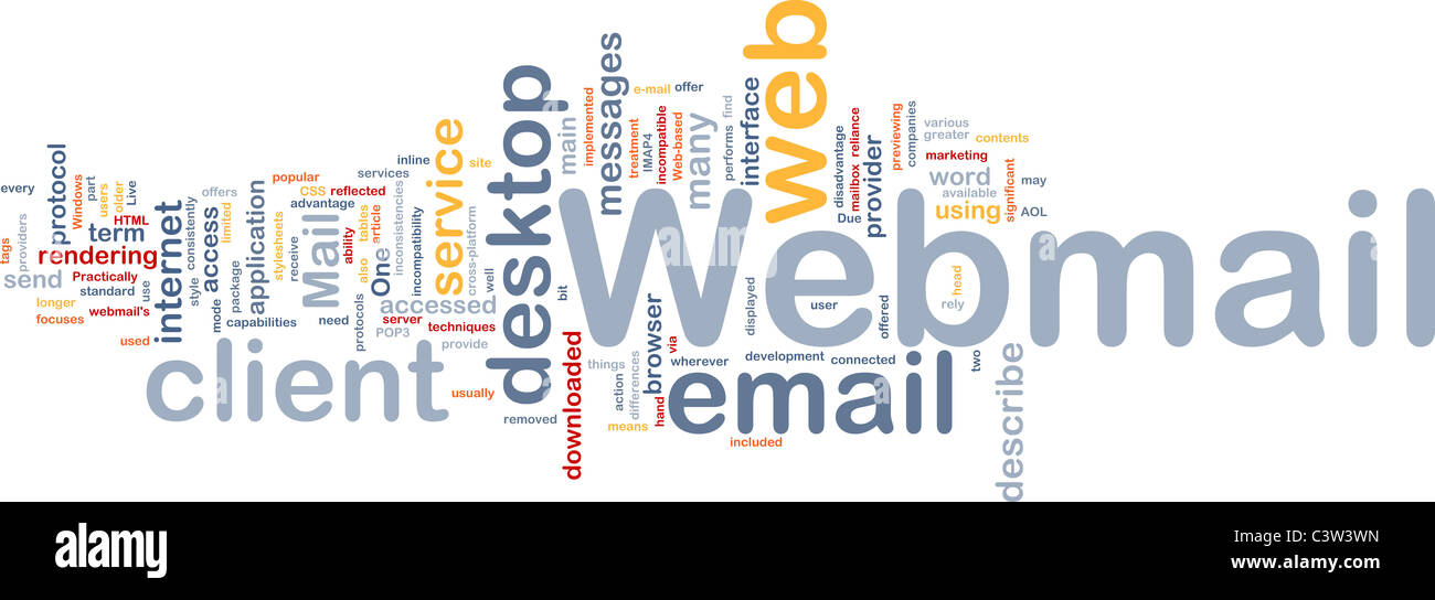 Webmail background hi-res stock photography and images - Alamy
