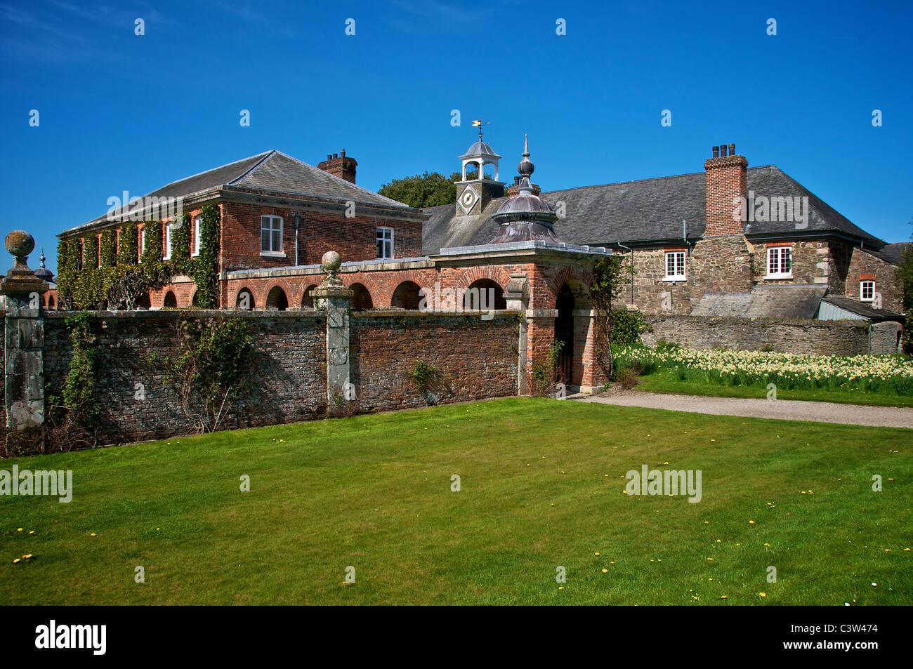 Anthony Torpoint Cornwall UK National Trust House Stock Photo - Alamy