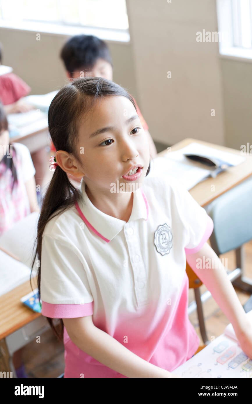 Girl answering hi-res stock photography and images - Alamy