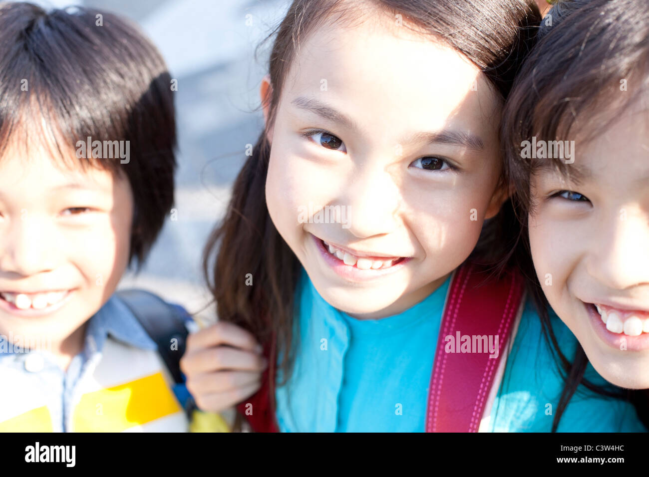 Portrait of kids, Japan Stock Photo - Alamy