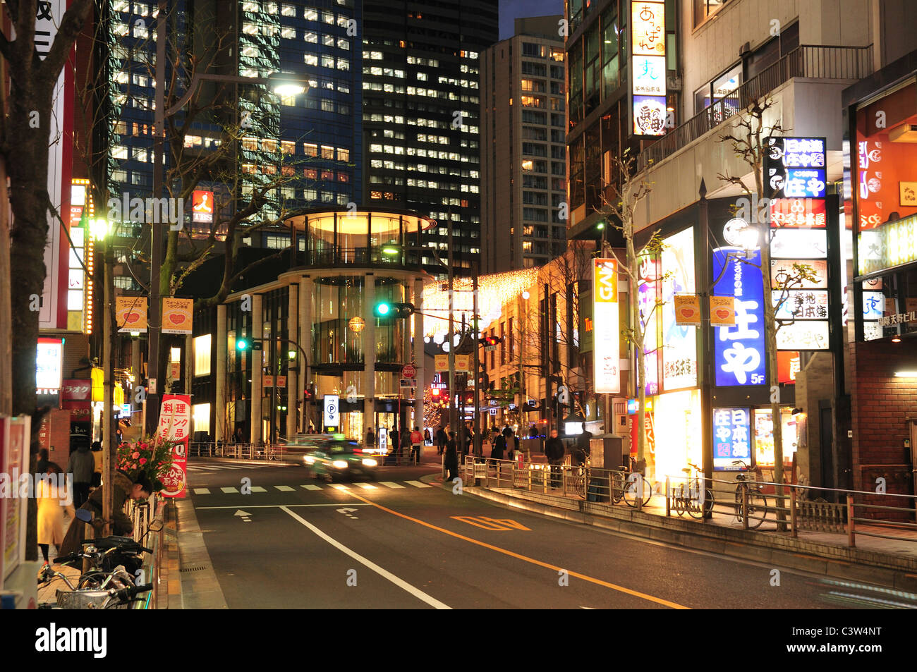 City street , Akasaka, Minato ward, Tokyo Prefecture, Honshu, Japan ...