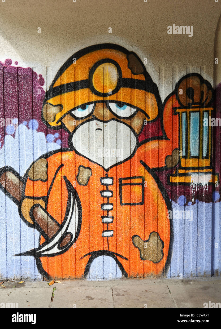 Mining mural hi-res stock photography and images - Alamy