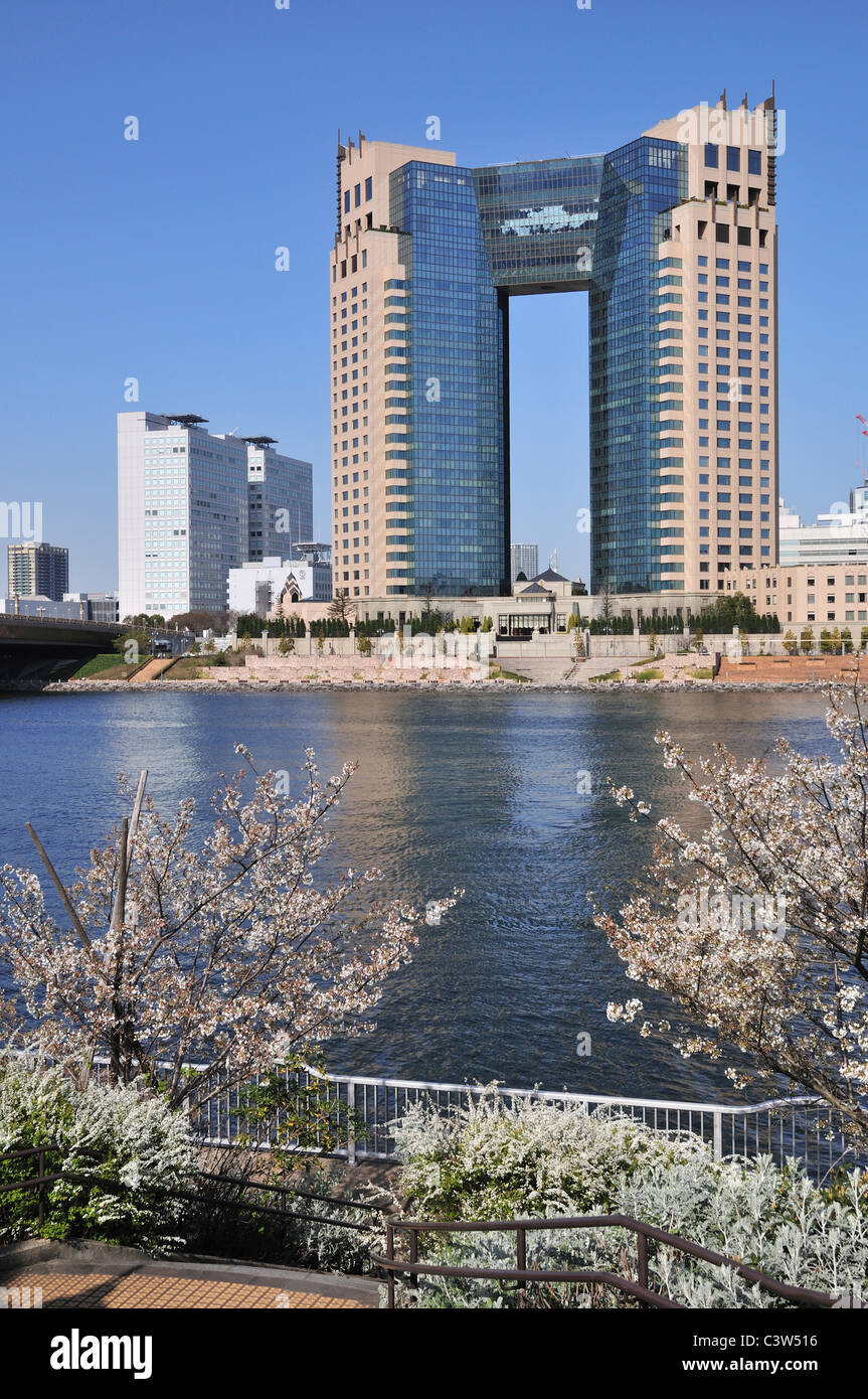 Office Building By Sumida River Stock Photo - Alamy