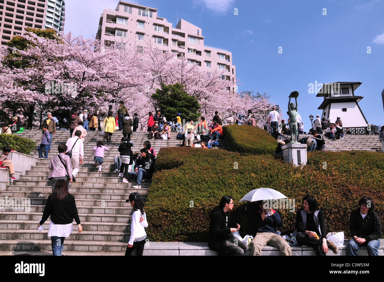 Bank in spring hi-res stock photography and images - Alamy