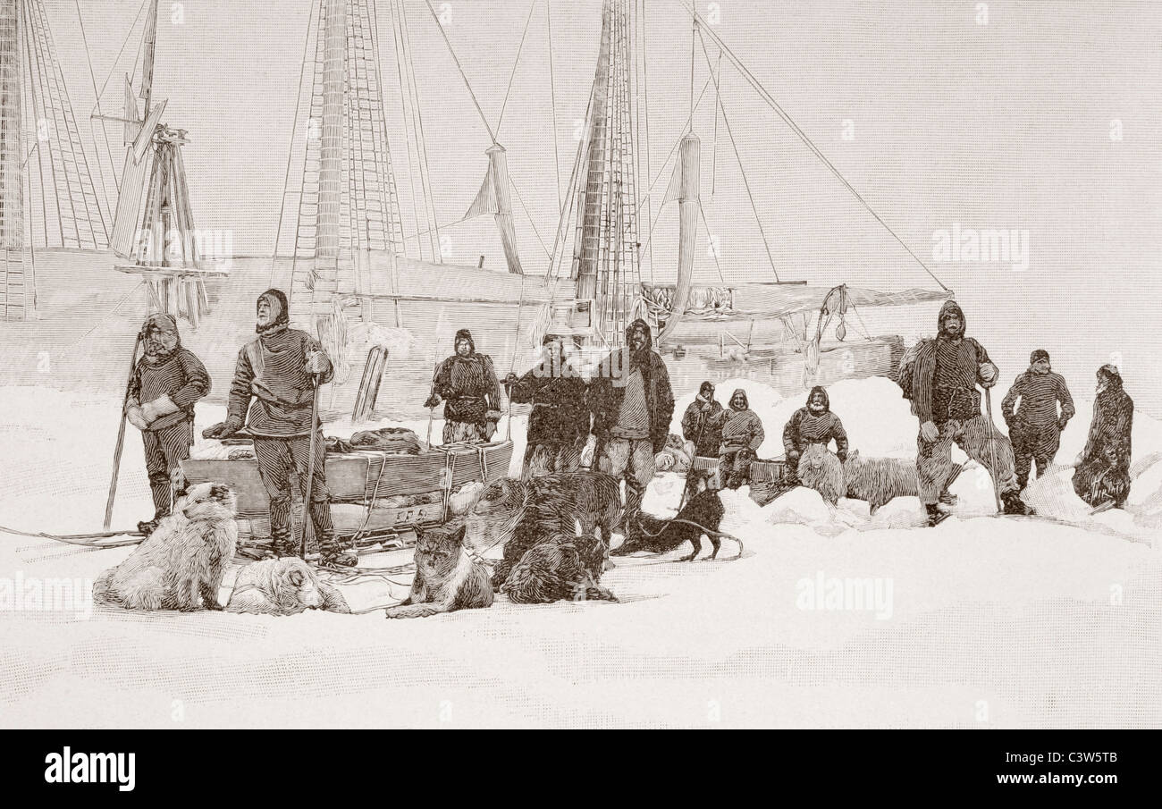 Polar explorer arctic expedition hi-res stock photography and images ...