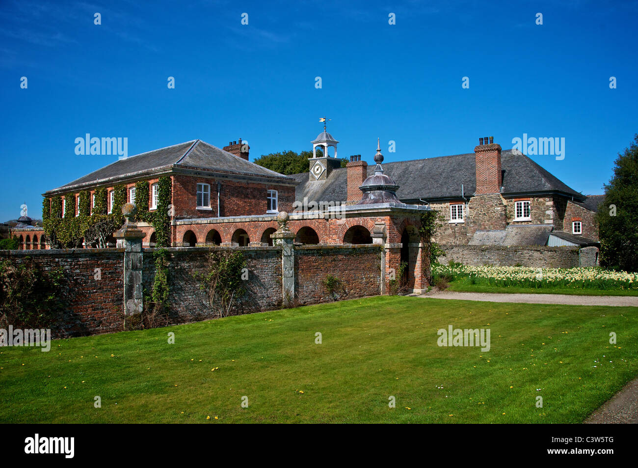 Anthony Torpoint Cornwall UK National Trust House Stock Photo - Alamy