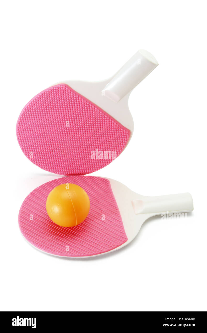 Table Tennis Bats and Ball Stock Photo - Alamy