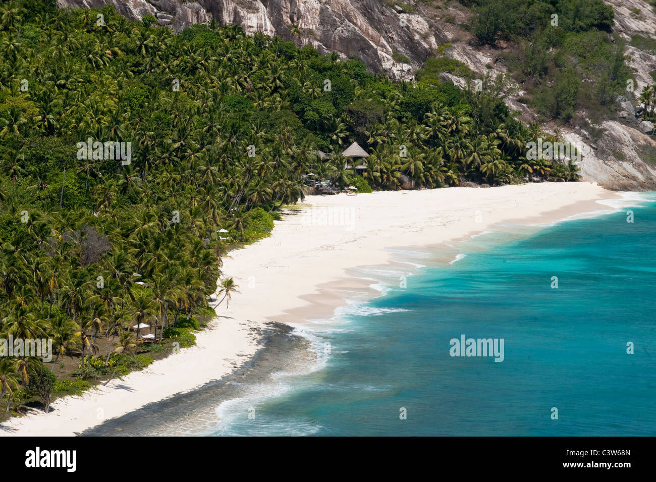 The exclusive North Island resort lies in the Indian Ocean and forms ...