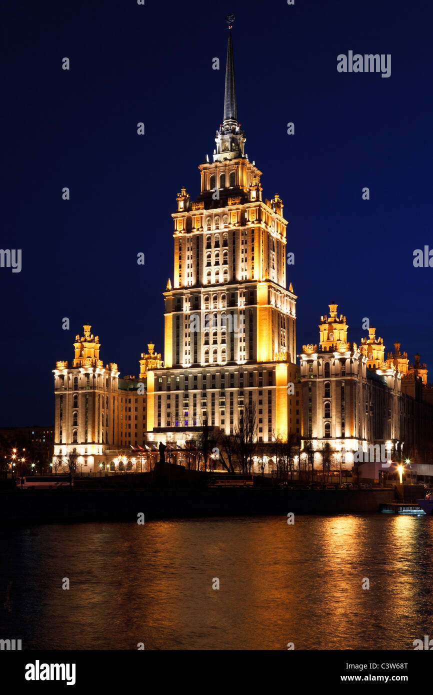 Old high rise building tall trees and water hi-res stock photography ...