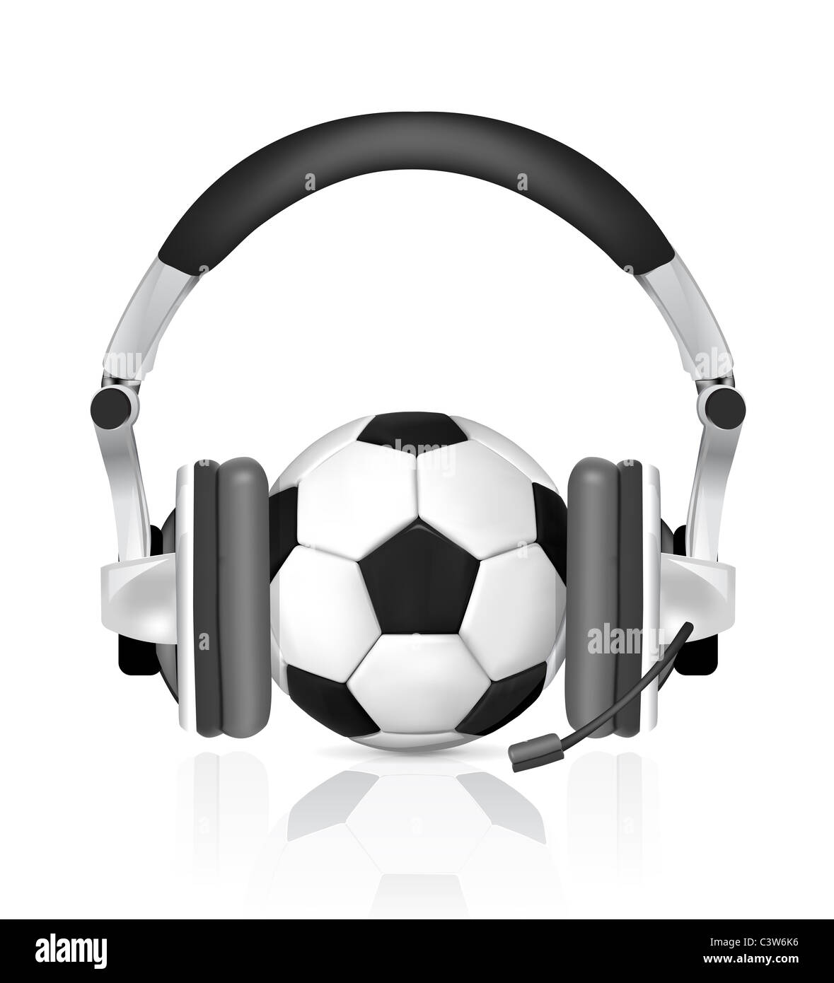 Sports commentator soccer Cut Out Stock Images & Pictures - Alamy