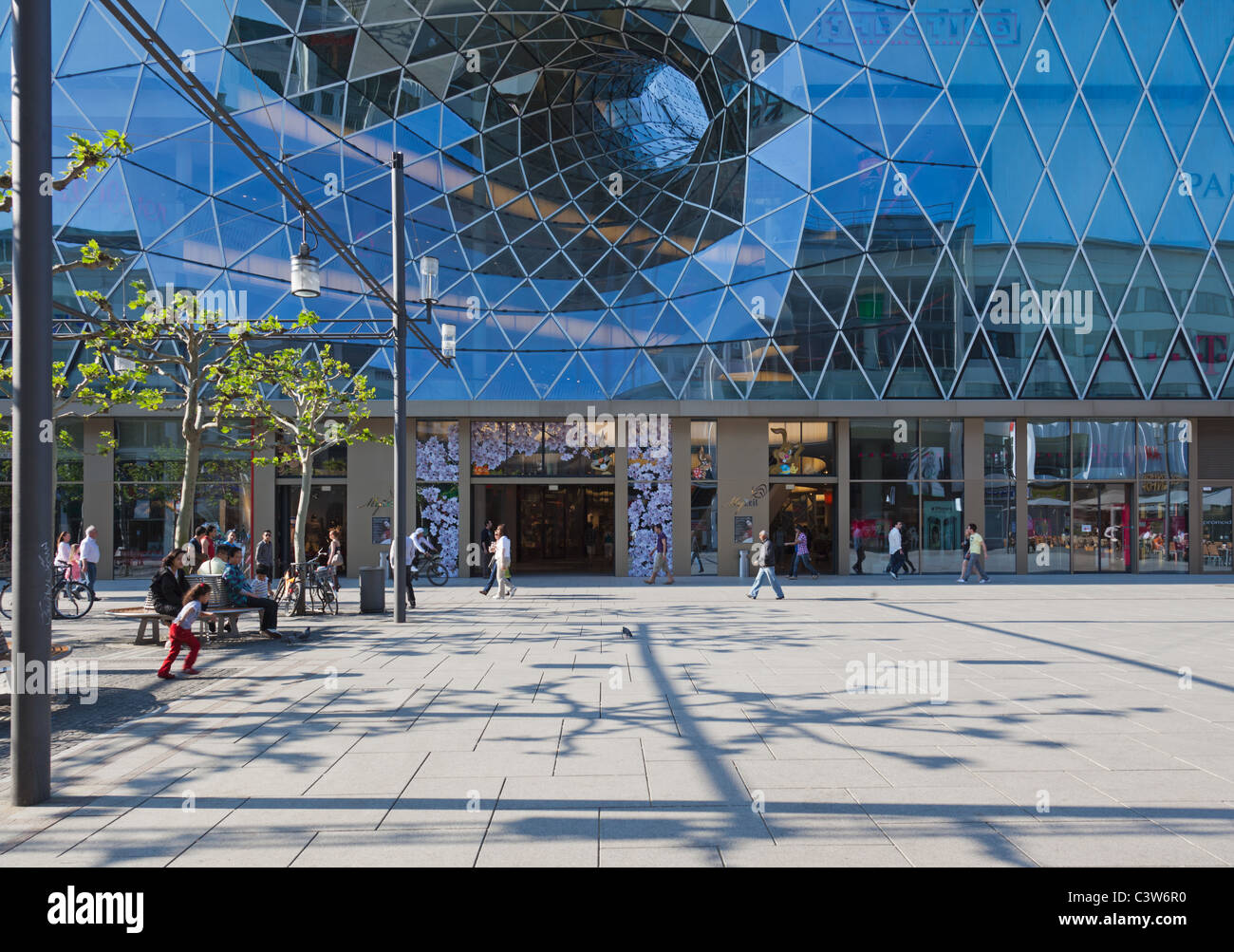 Myzeil Shopping Mall Architecture Frankfurt High Resolution Stock ...