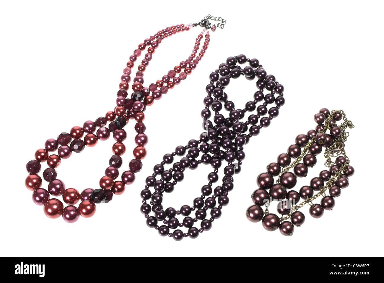 Strings of Color Beads Stock Photo - Alamy