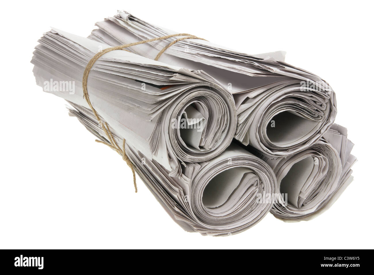 Rolled Up Newspaper High Resolution Stock Photography and Images - Alamy