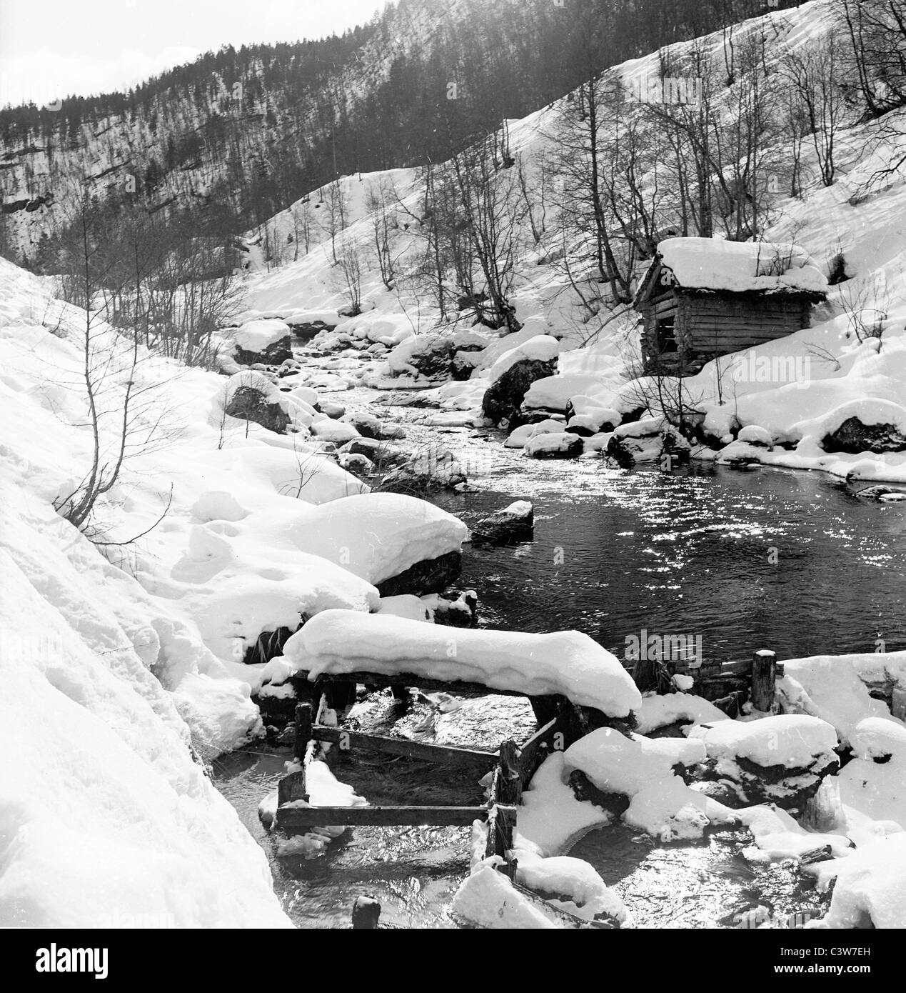 Stalheim valley Black and White Stock Photos & Images - Alamy