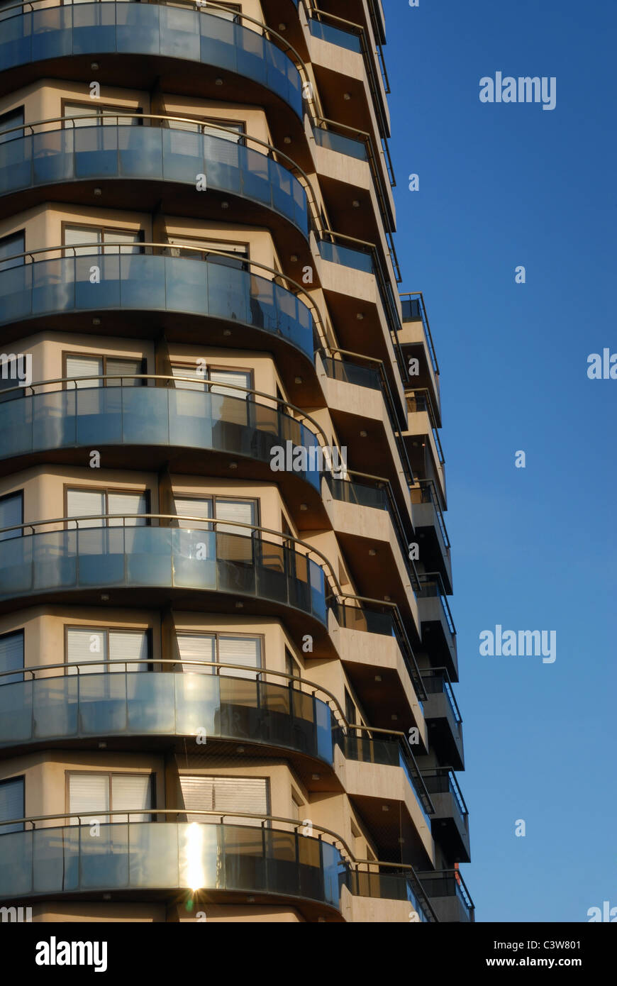 Architecture balcony building construction detail hi-res stock ...