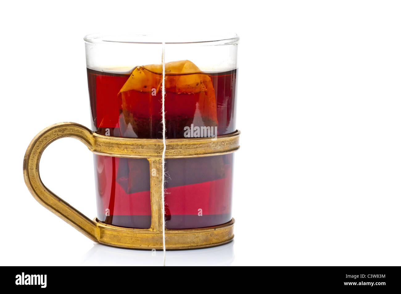 tea with teabag Stock Photo - Alamy