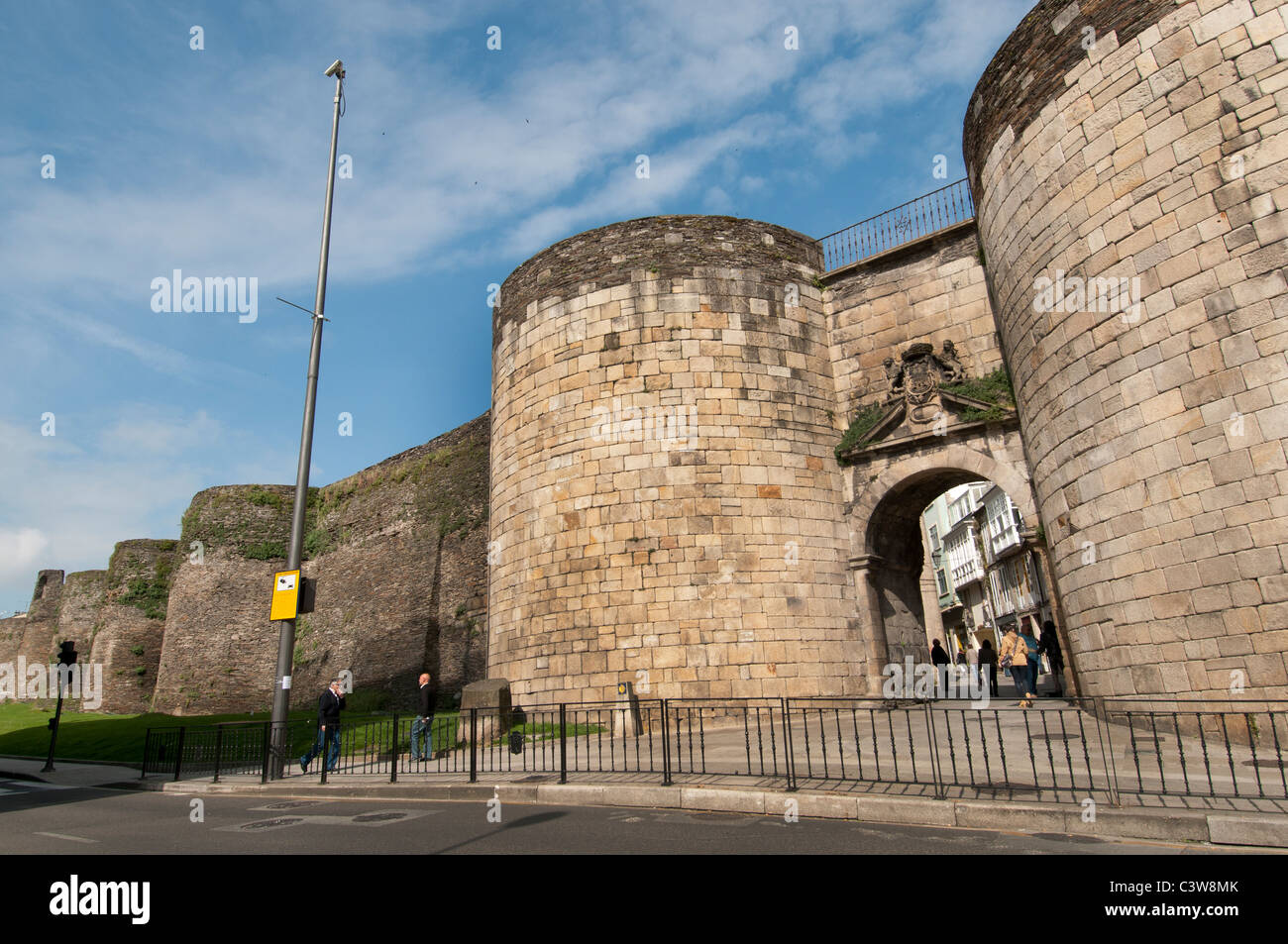 Lugo Spain Galicia Spanish the Roman walls around world cultural ...