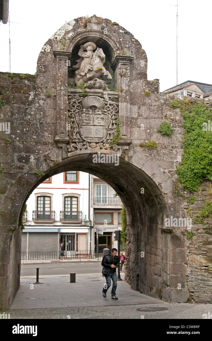 Lugo galicia spain roman walls hi-res stock photography and images - Alamy