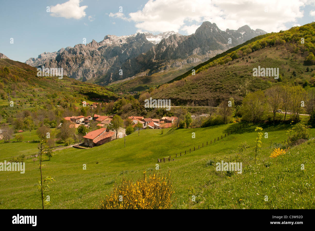 The Picos de Europa northern coast of Spain Cantabrian Mountains Stock ...