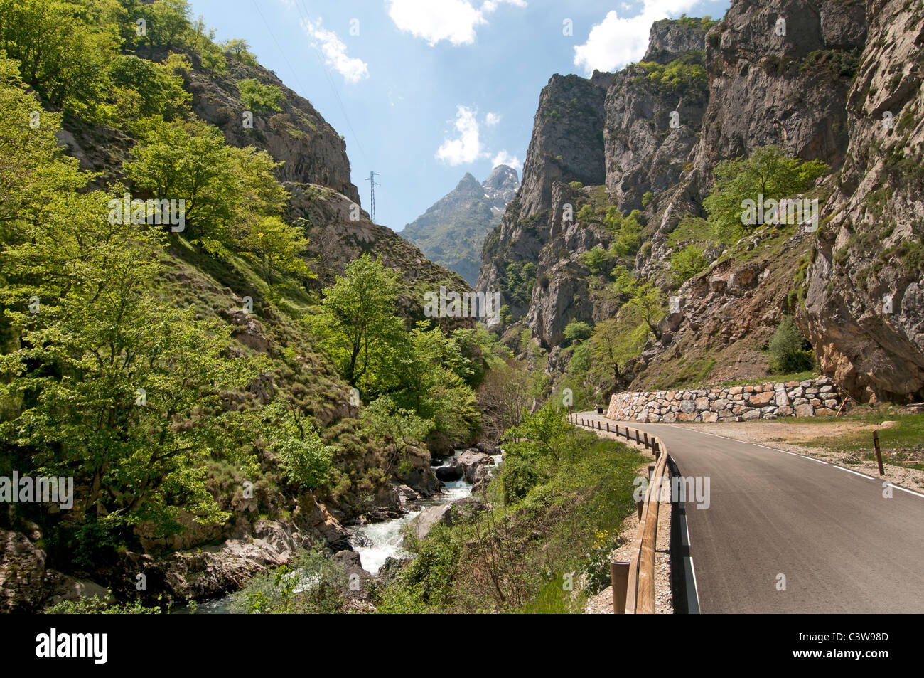 The Picos de Europa northern coast of Spain Cantabrian Mountains Stock ...