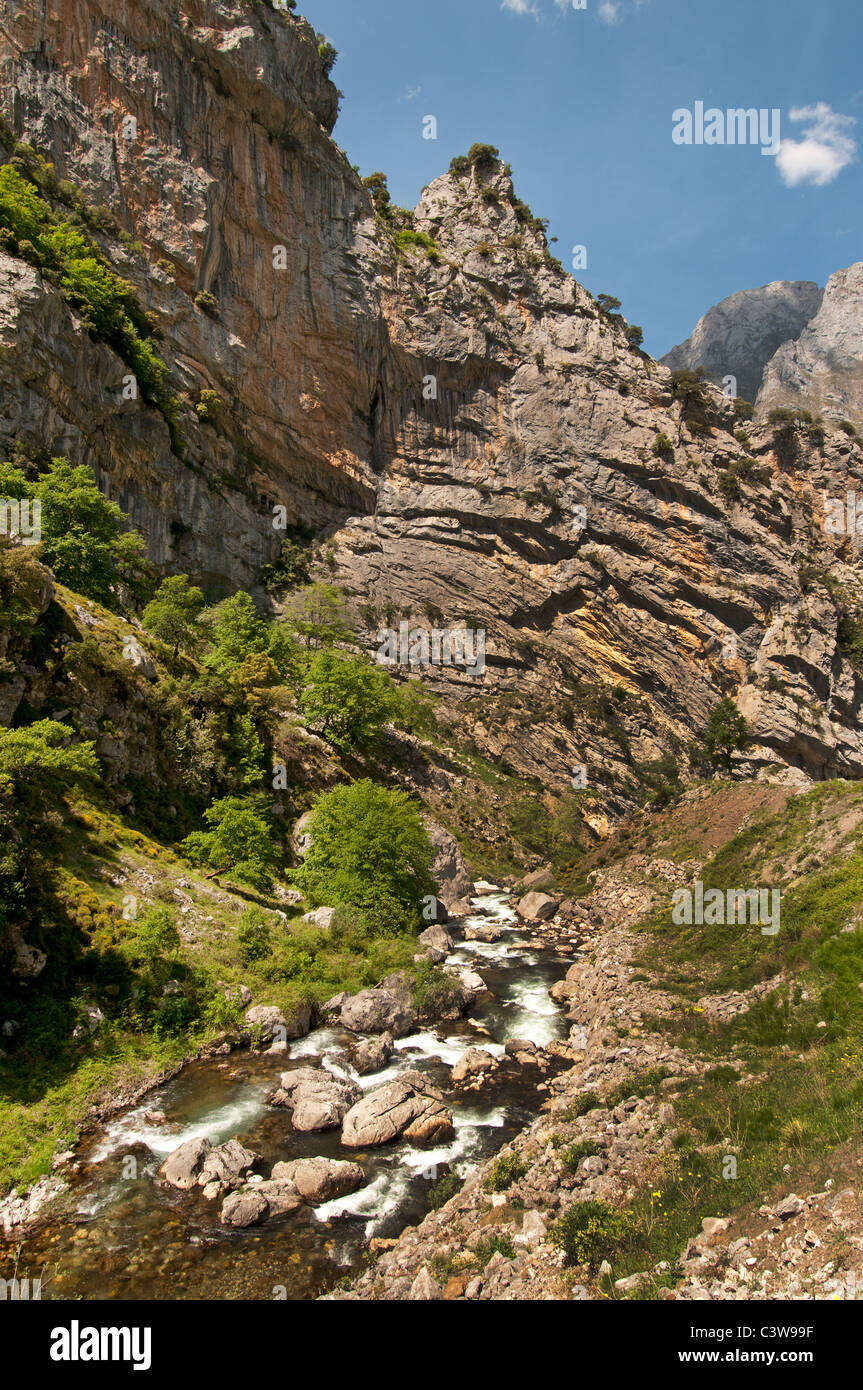The Picos de Europa northern coast of Spain Cantabrian Mountains Stock ...