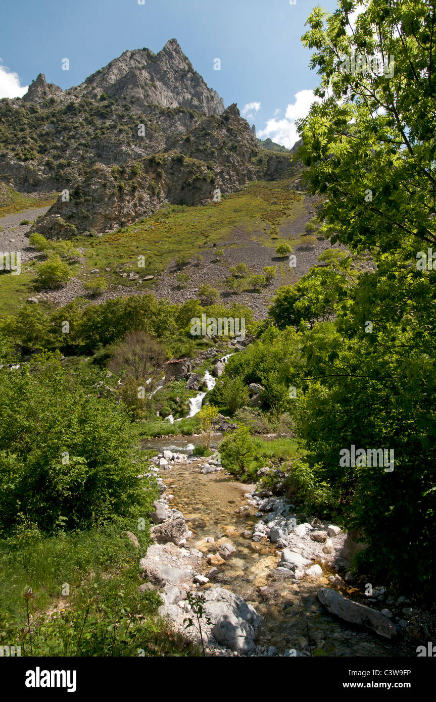 The Picos de Europa northern coast of Spain Cantabrian Mountains Stock ...