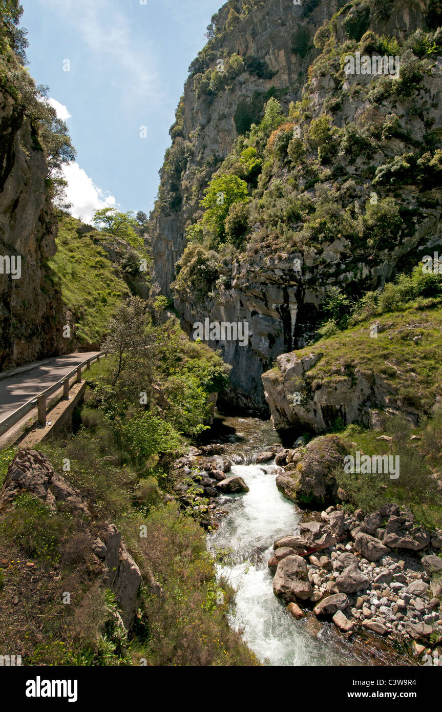 The Picos de Europa northern coast of Spain Cantabrian Mountains Stock ...