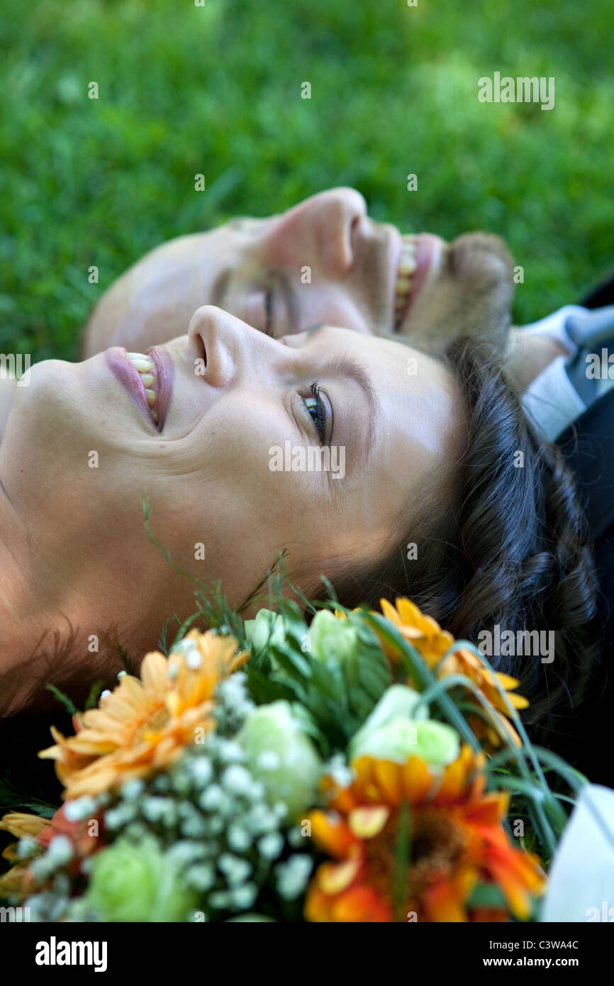 Laying supine hi-res stock photography and images - Alamy