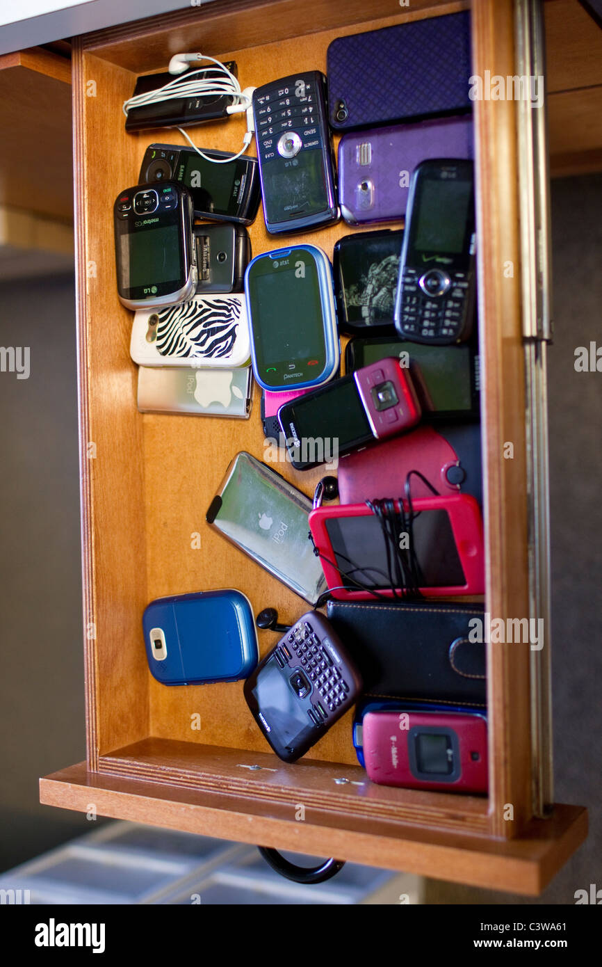 Confiscated cell phones hi-res stock photography and images - Alamy