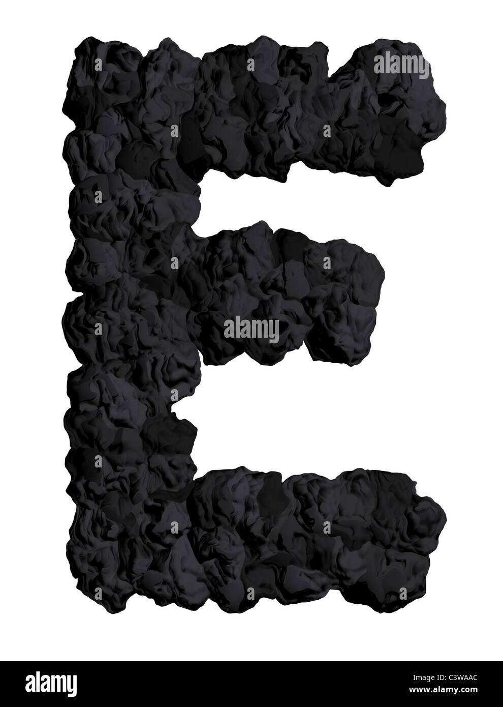 Coal alphabet Cut Out Stock Images & Pictures - Alamy