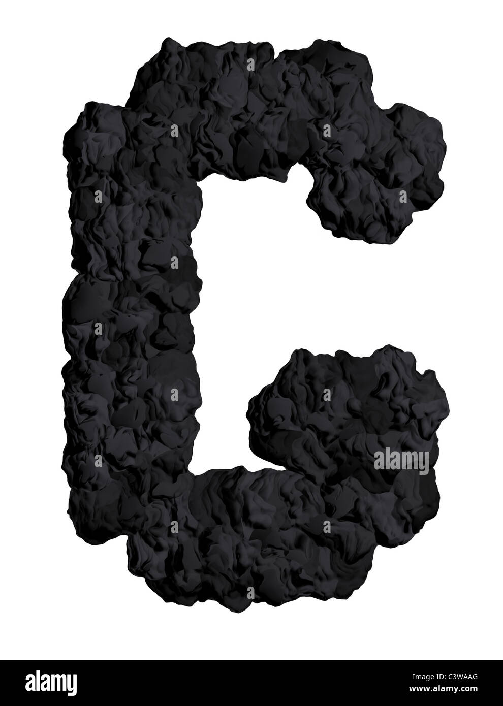 Coal alphabet Cut Out Stock Images & Pictures - Alamy