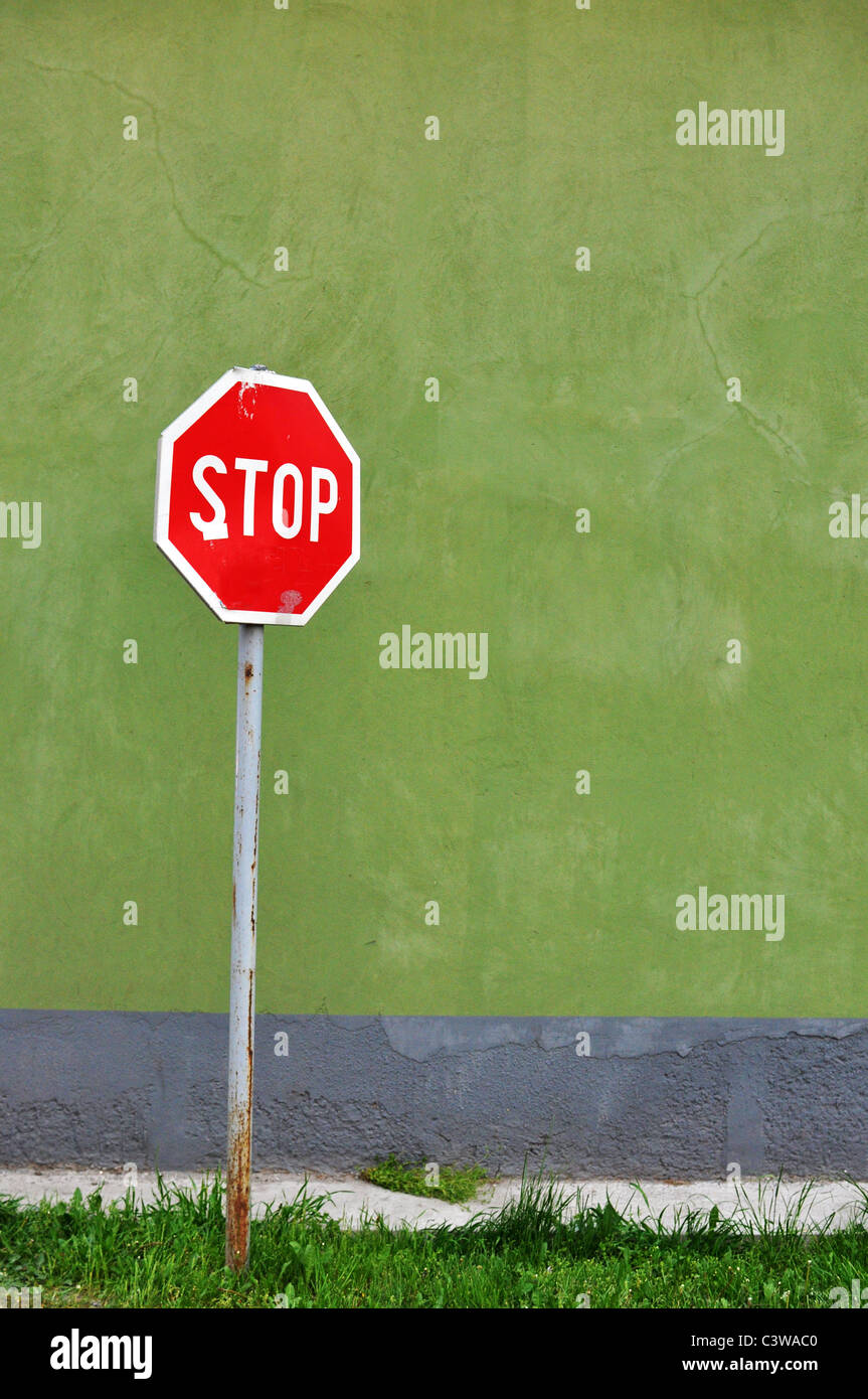 Stop sign detail hi-res stock photography and images - Alamy