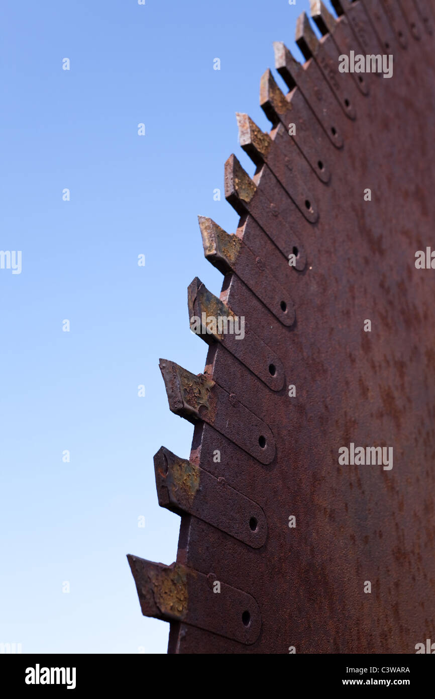 Rusty Iron Circular Saw background Stock Photo - Alamy