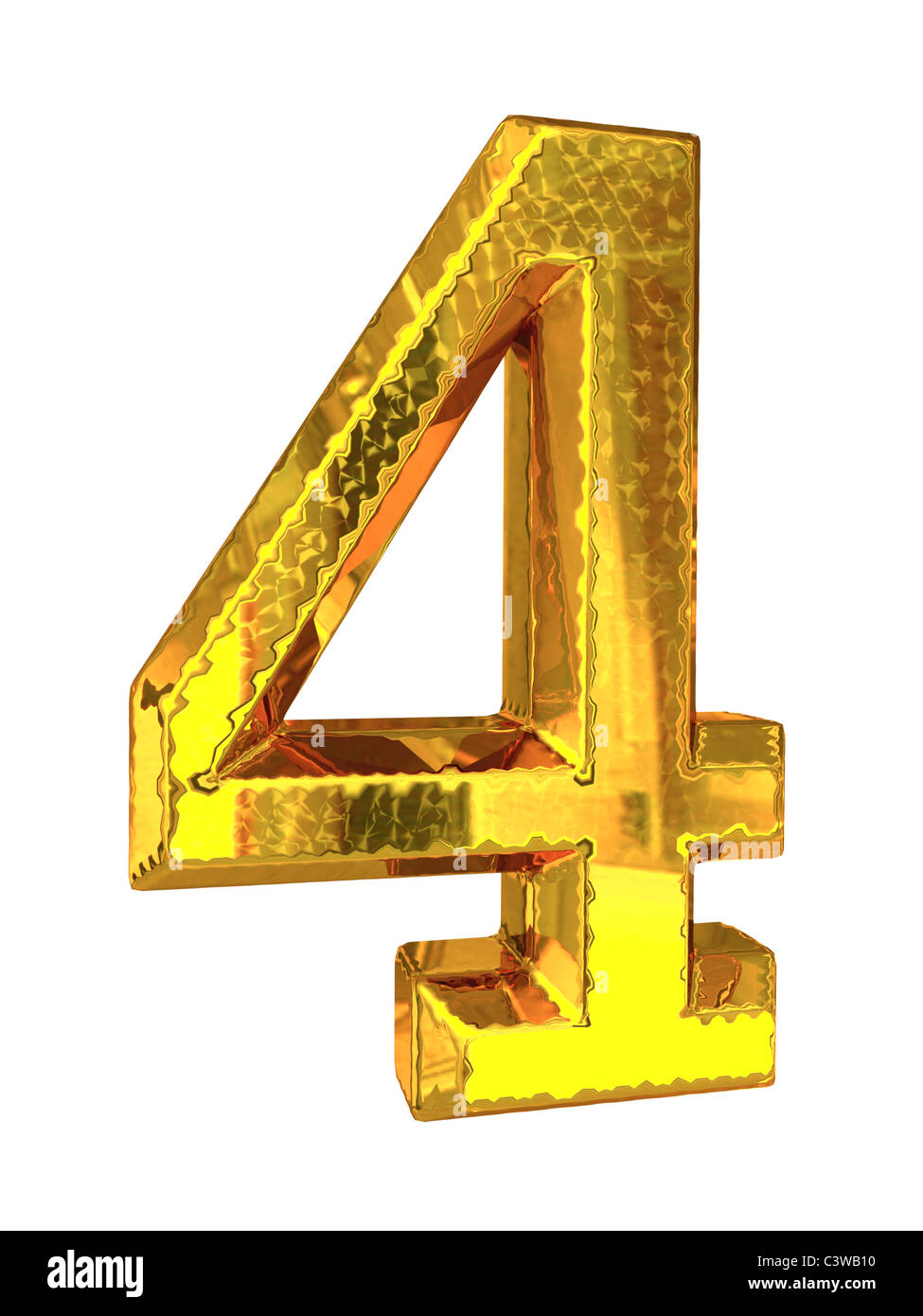 Shiny gold alphabet Stock Photo - Alamy