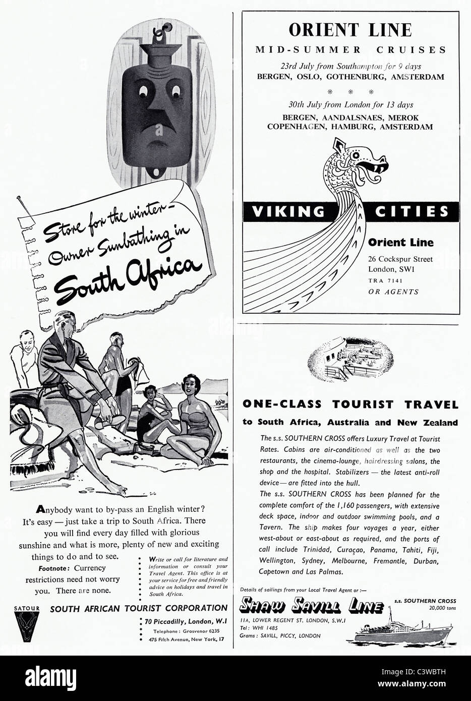 Original full page advertisement in fashion magazine circa 1955 for ...