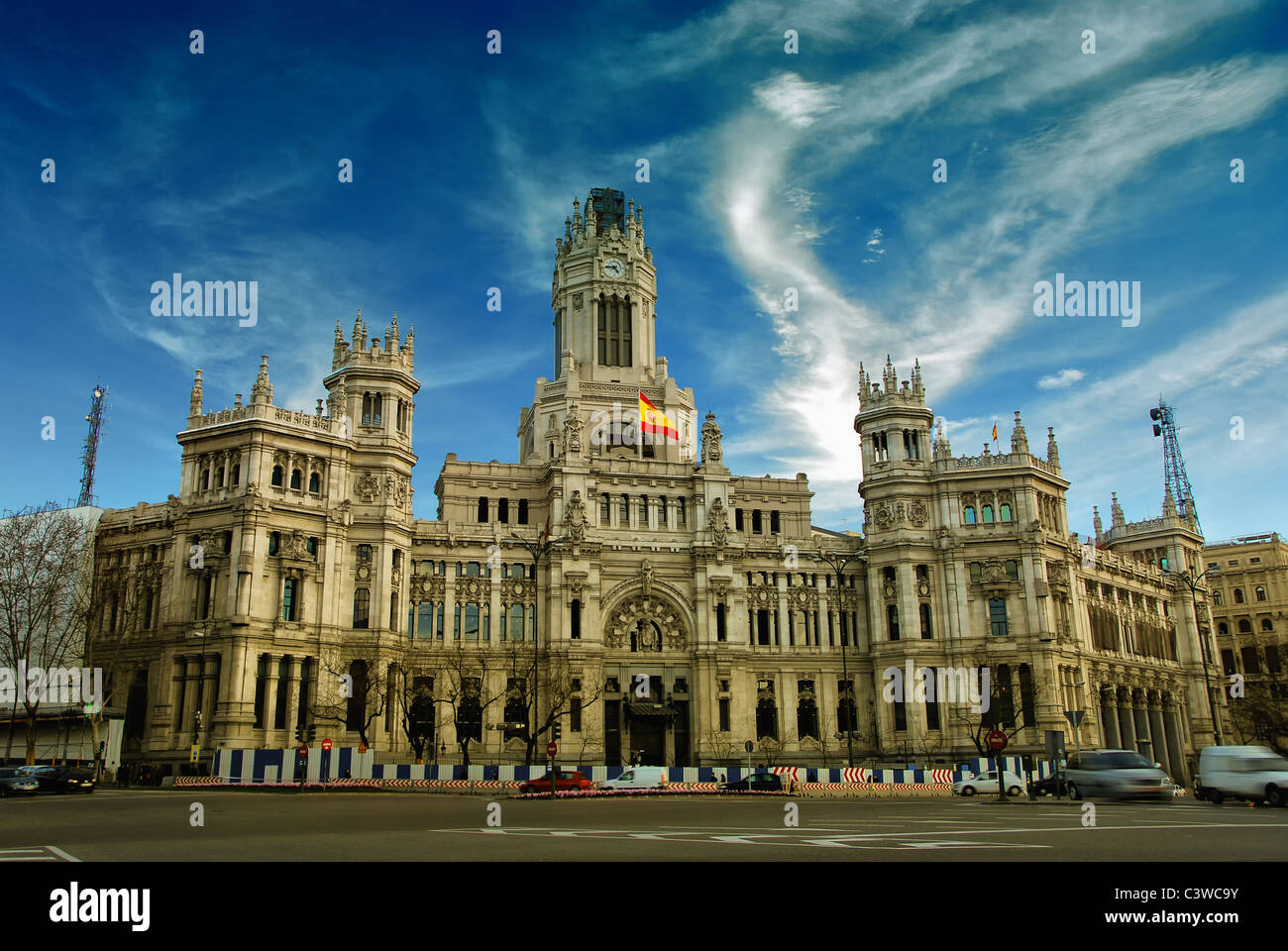 The famous madrid post office hi-res stock photography and images - Alamy