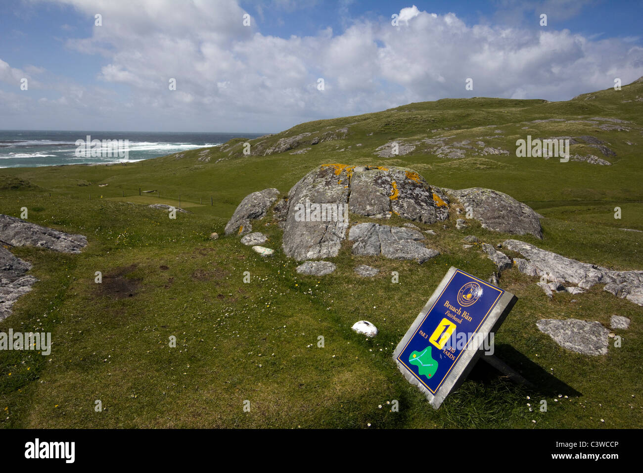 isle of barra golf course western isles outer hebrides scotland Stock ...