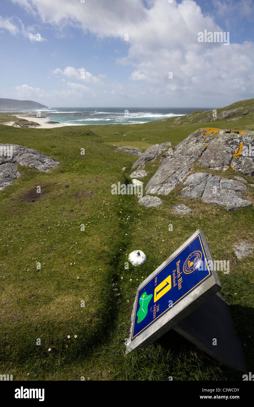isle of barra golf course western isles outer hebrides scotland Stock ...