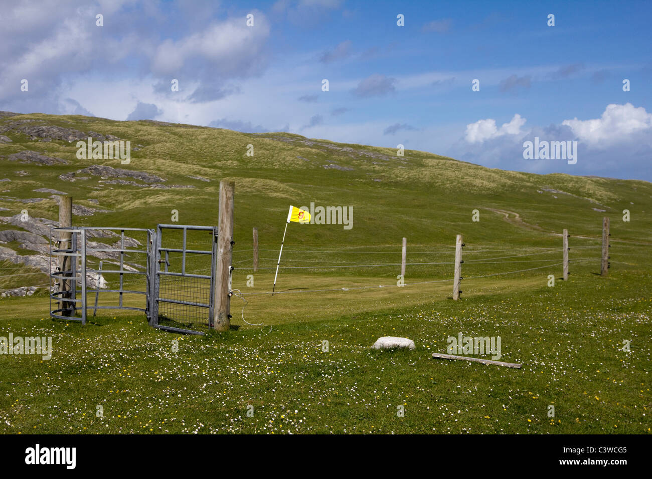 isle of barra golf course western isles outer hebrides scotland Stock ...