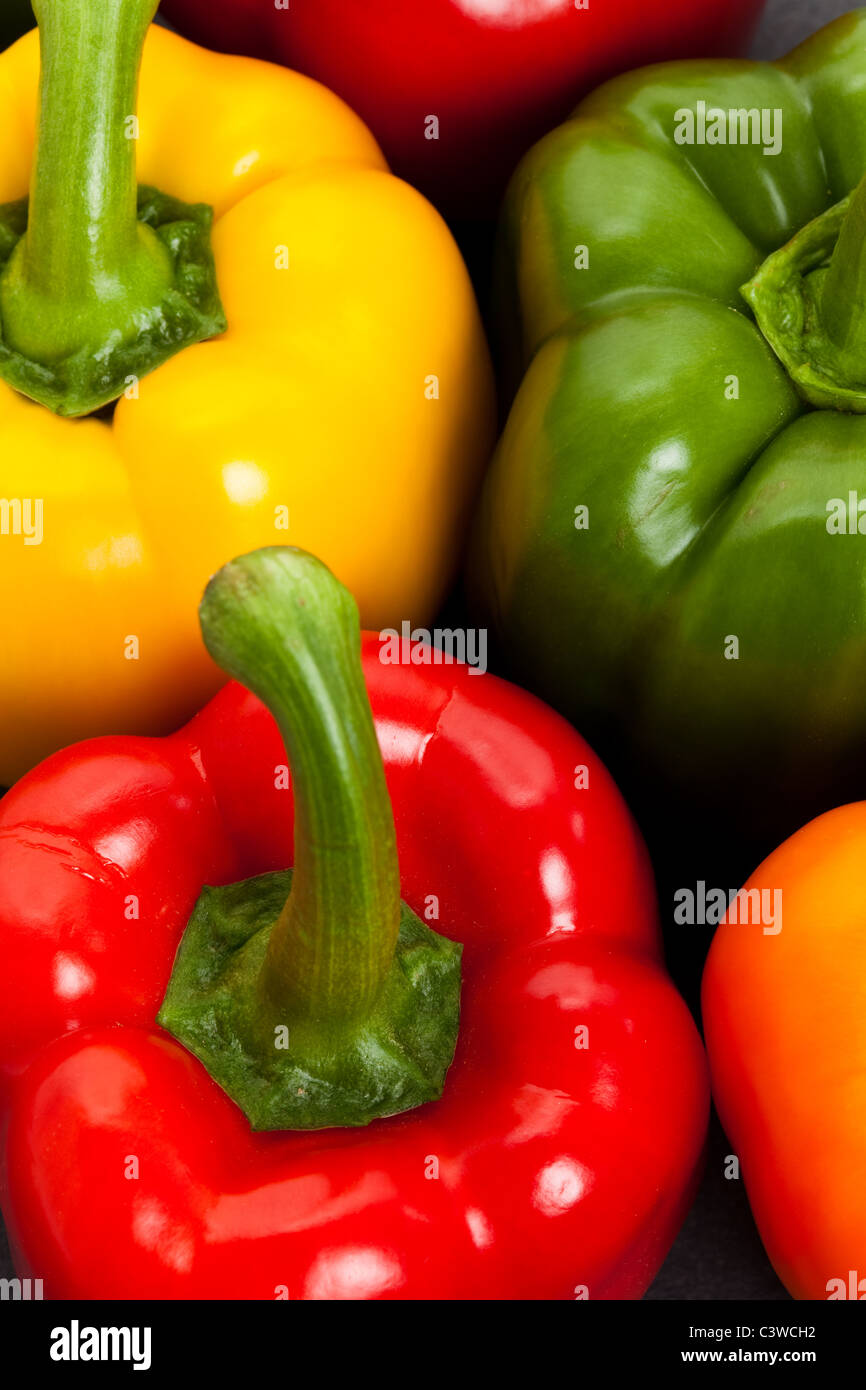 Bell Pepper close up for background Stock Photo - Alamy