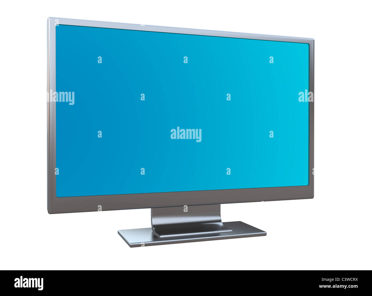 Widescreen HDTV LCD Monitor Stock Photo - Alamy