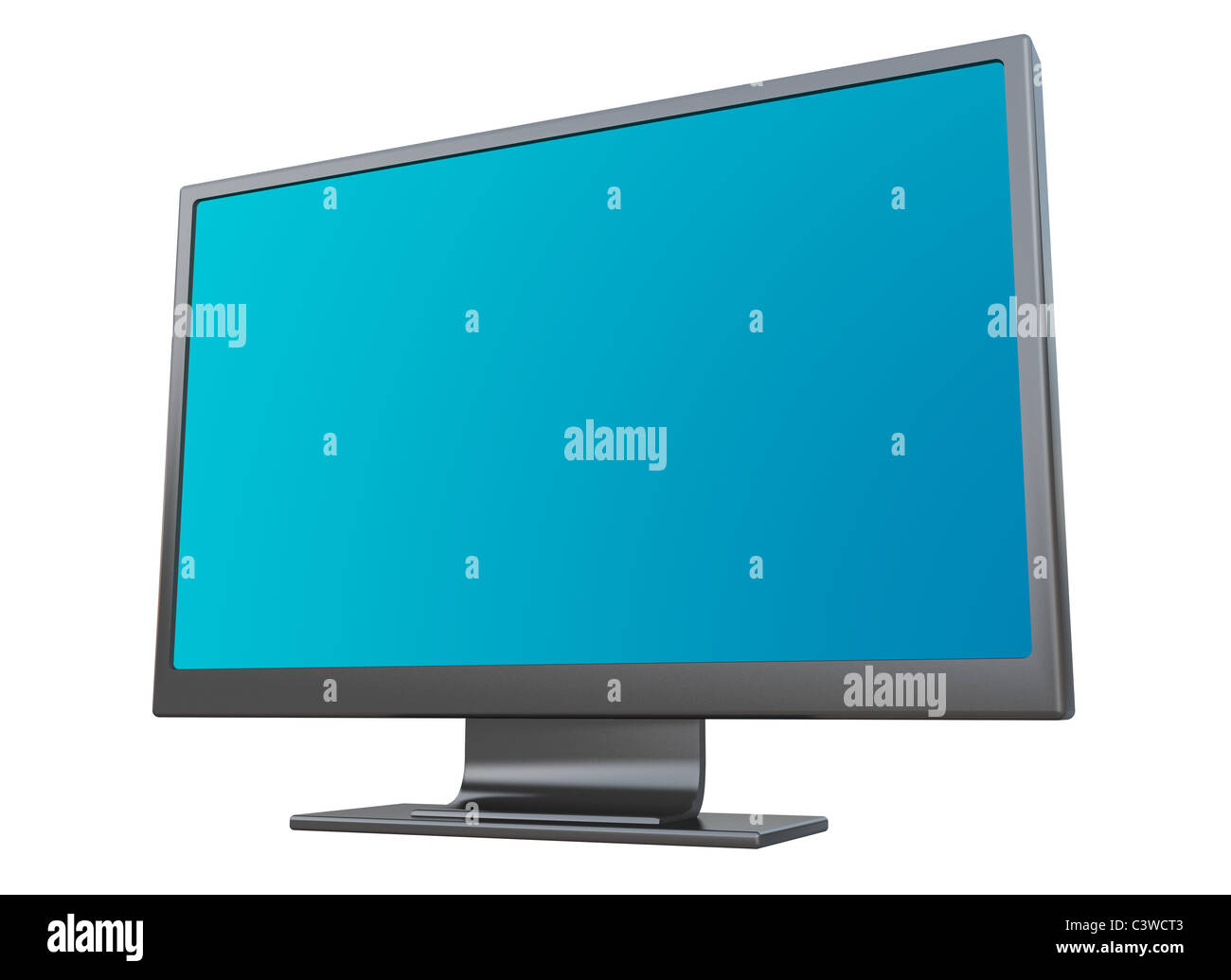 Widescreen HDTV LCD Monitor Stock Photo - Alamy