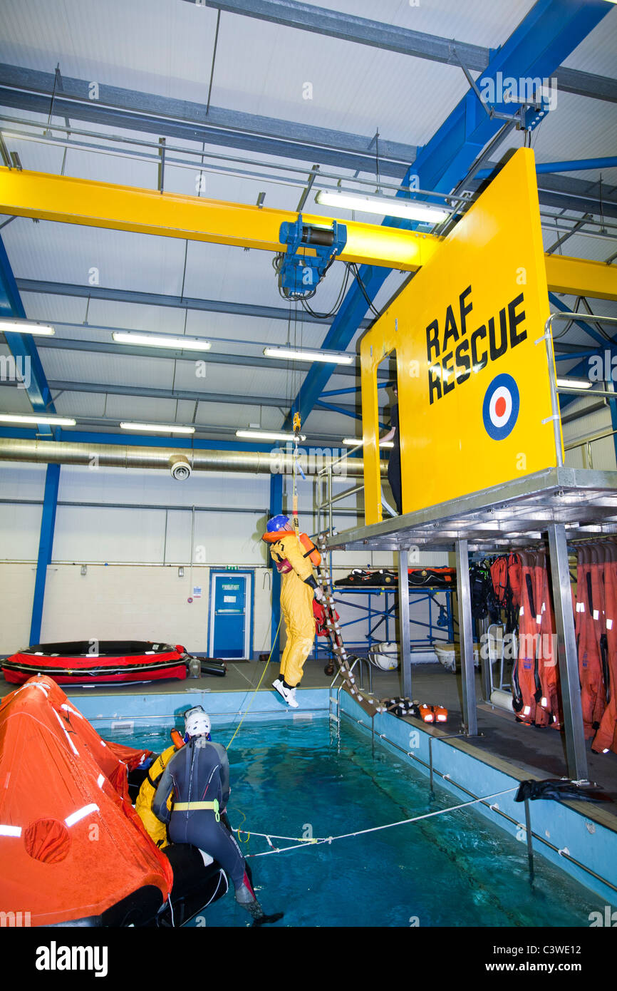 Workers in the offshore industry practice helicopter ditching ...