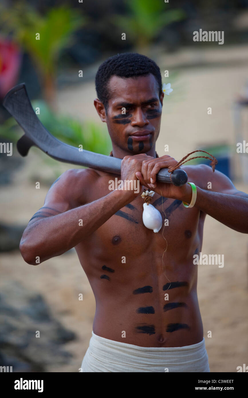 Fijian man hi-res stock photography and images - Alamy