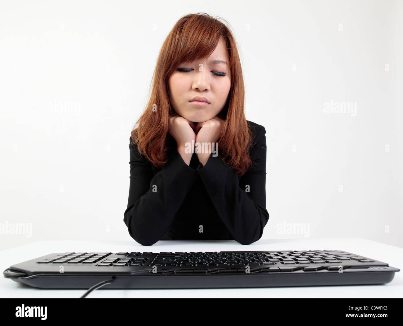 Female chinese worker uses hi-res stock photography and images - Alamy